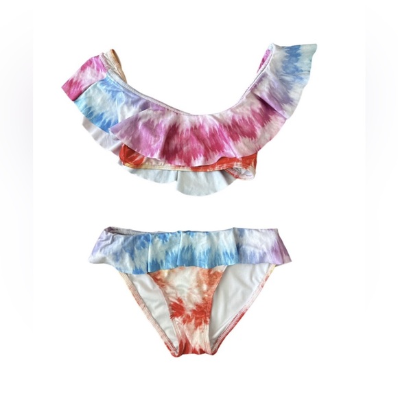 Stella Cove | Swim | Stella Cove Tie Dye Ruffle Bikini | Poshmark